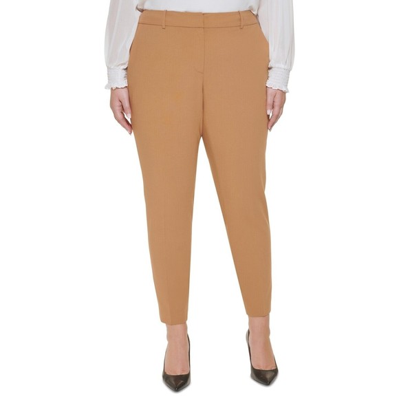 Calvin Klein Pants And Jumpsuits Calvin Klein Womens Plus Size Tan